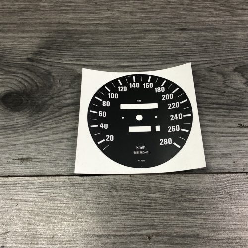BMW E24 E28 Speedometer dial sticker 280 KMH - Ivo Christov BMW E28 ...