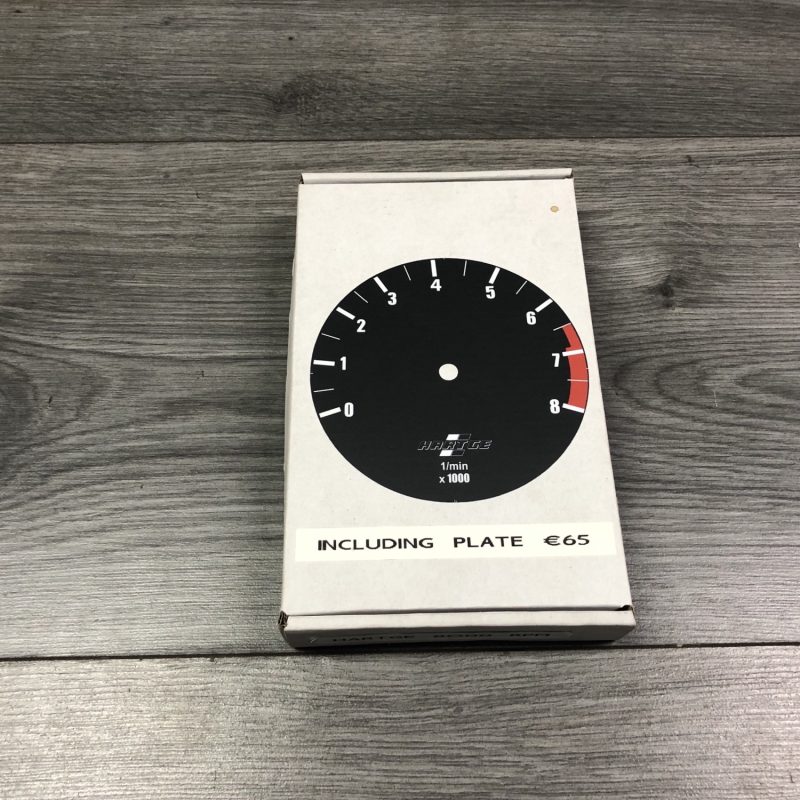 BMW E28 E24 Hartge 8000 RPM Euro Rev counter Dial Plate sticker M5 ...